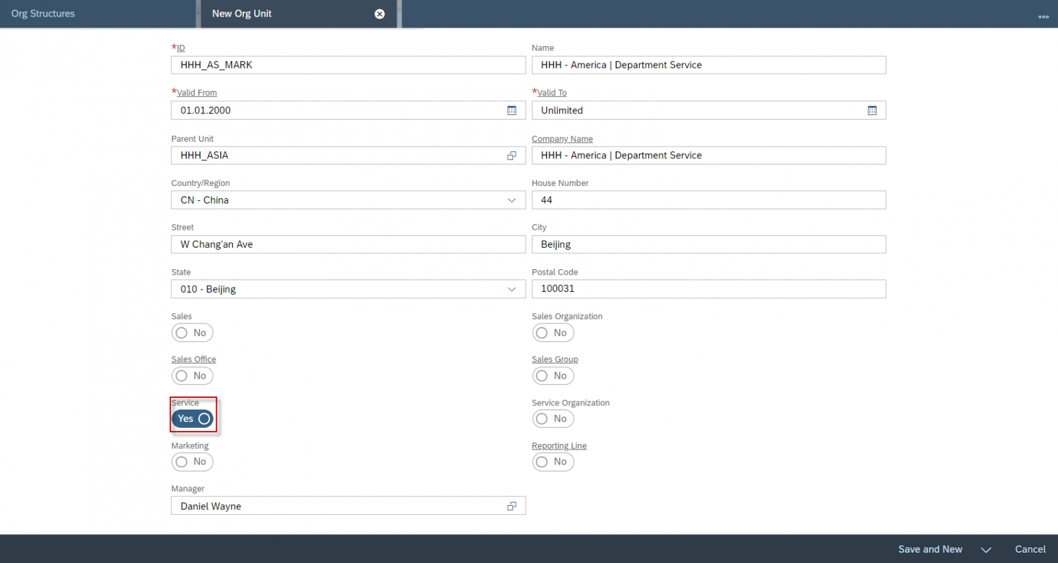 SAP Sales Cloud - C4C Is Easy - Organization Structures