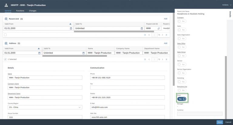 SAP Sales Cloud - C4C Is Easy - Organization Structures