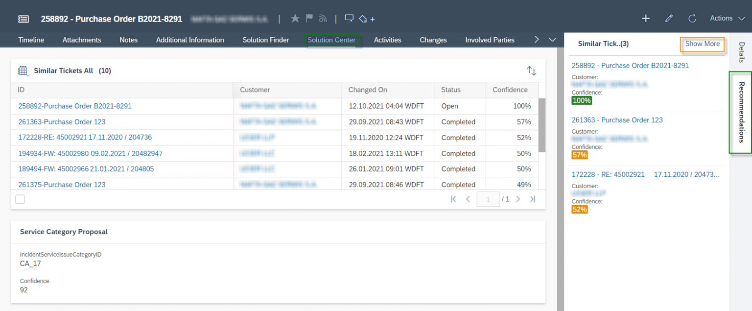 SAP Sales Cloud - C4C Is Easy - Ticket Intelligence