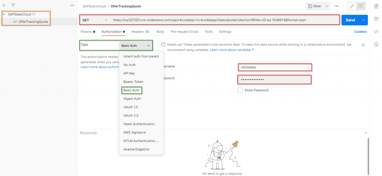 Sap Sales Cloud C4c Is Easy Test Odata Api With Postman