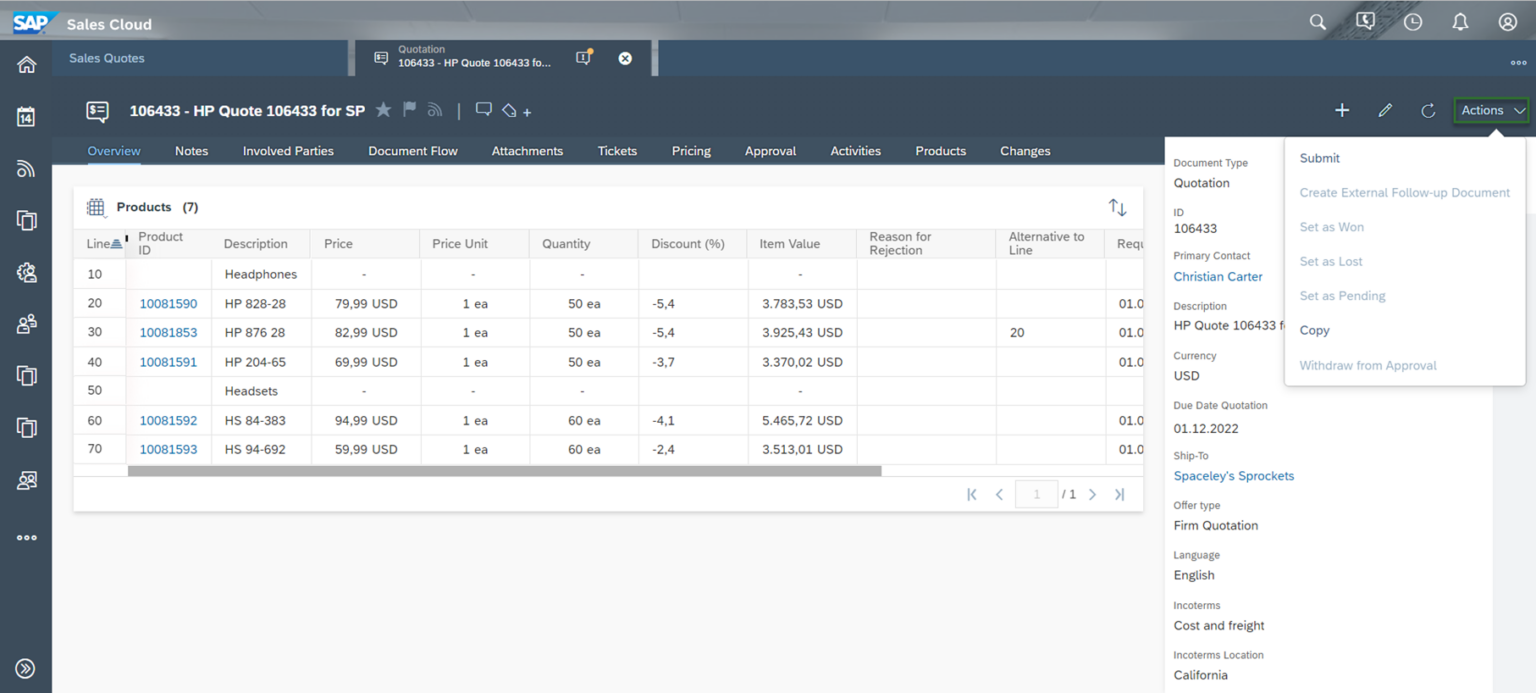 SAP Sales Cloud - C4C Is Easy - Creation of a Workflow